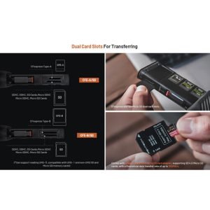 PGYTECH CreateMate CFexpress Type B SD Card Reader Case Classic Black