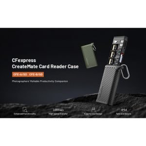 PGYTECH CreateMate CFexpress Type B SD Card Reader Case Classic Black